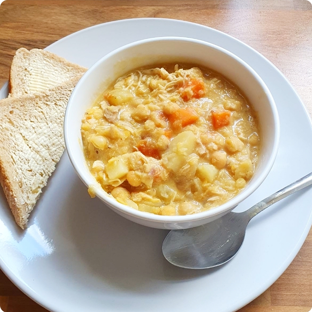 Slow Cooker High Protein Soup – Jules The Lazy Cook